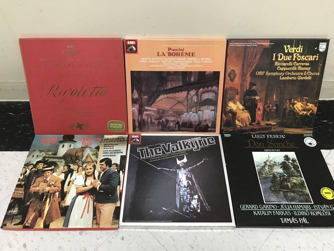 Traditional Western Classical Opera LPs Box Set, Audio, Other Audio ...
