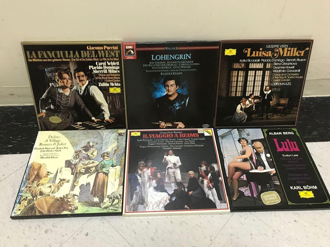 Traditional Western Classical Opera LPs Box Set, Audio, Other Audio ...