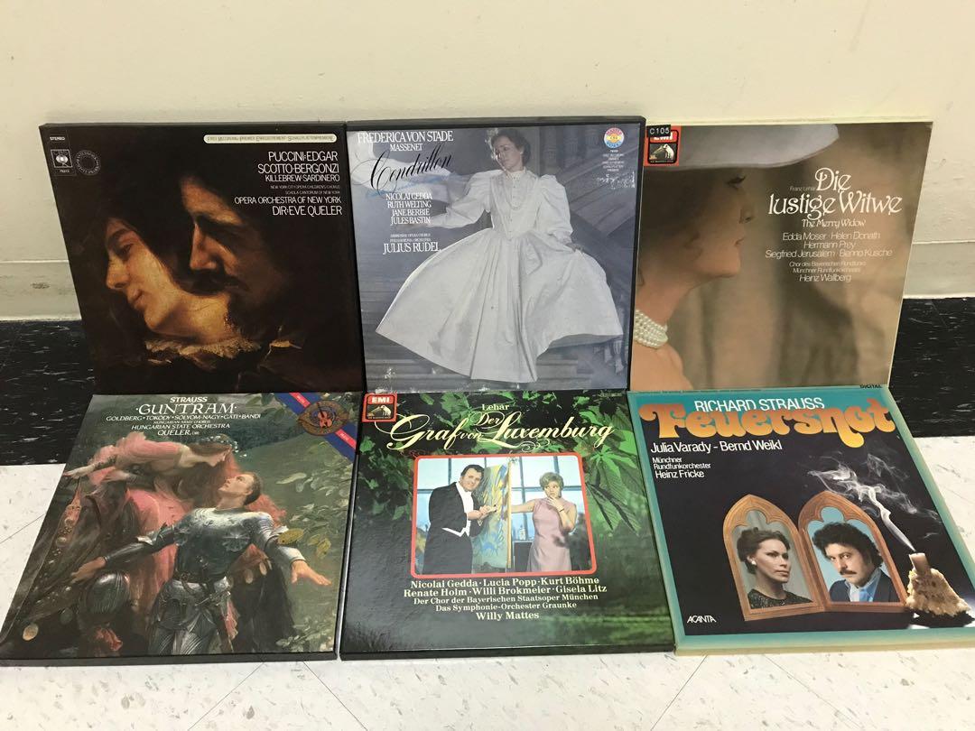 Traditional Western Classical Opera LPs Box Set, Audio, Other Audio ...