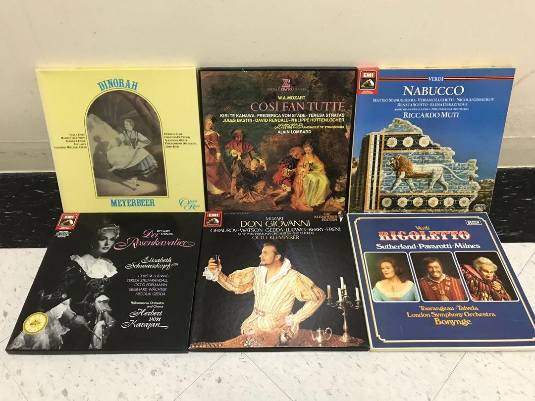 Traditional Western Classical Opera LPs Box Set, Audio, Other Audio ...