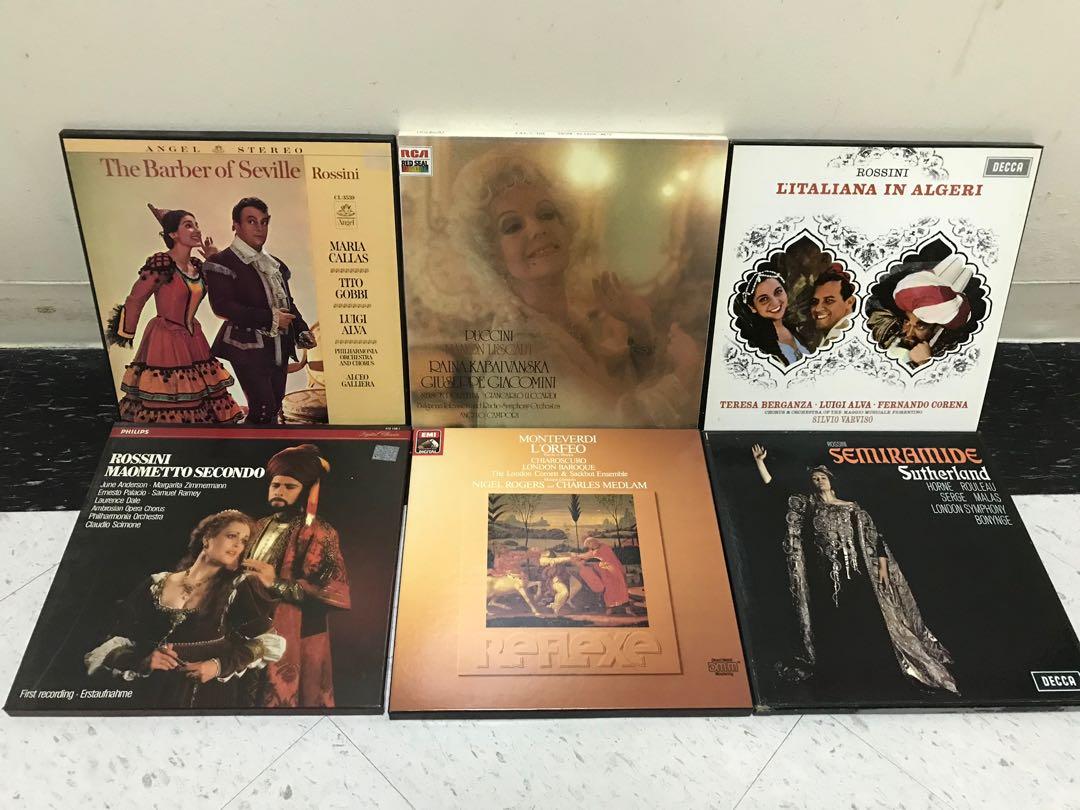 Traditional Western Classical Opera LPs Box Set, Audio, Other Audio ...