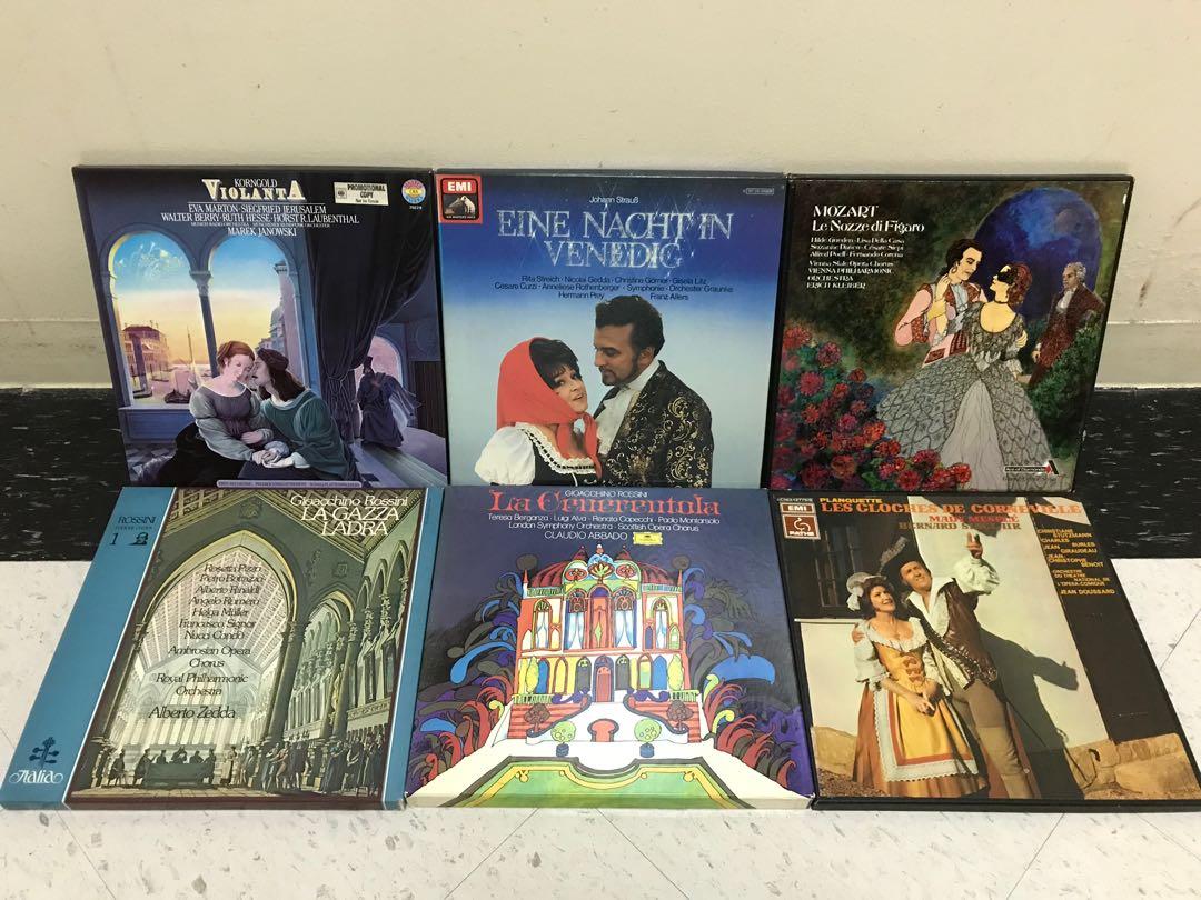 Traditional Western Classical Opera LPs Box Set, Audio, Other Audio ...