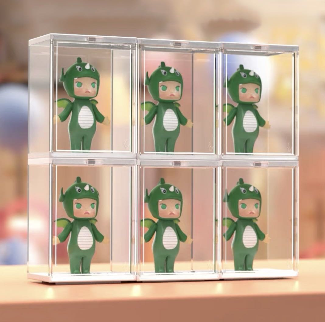 Transparent Clear Toy Individual Display Case with Magnetic Door ...