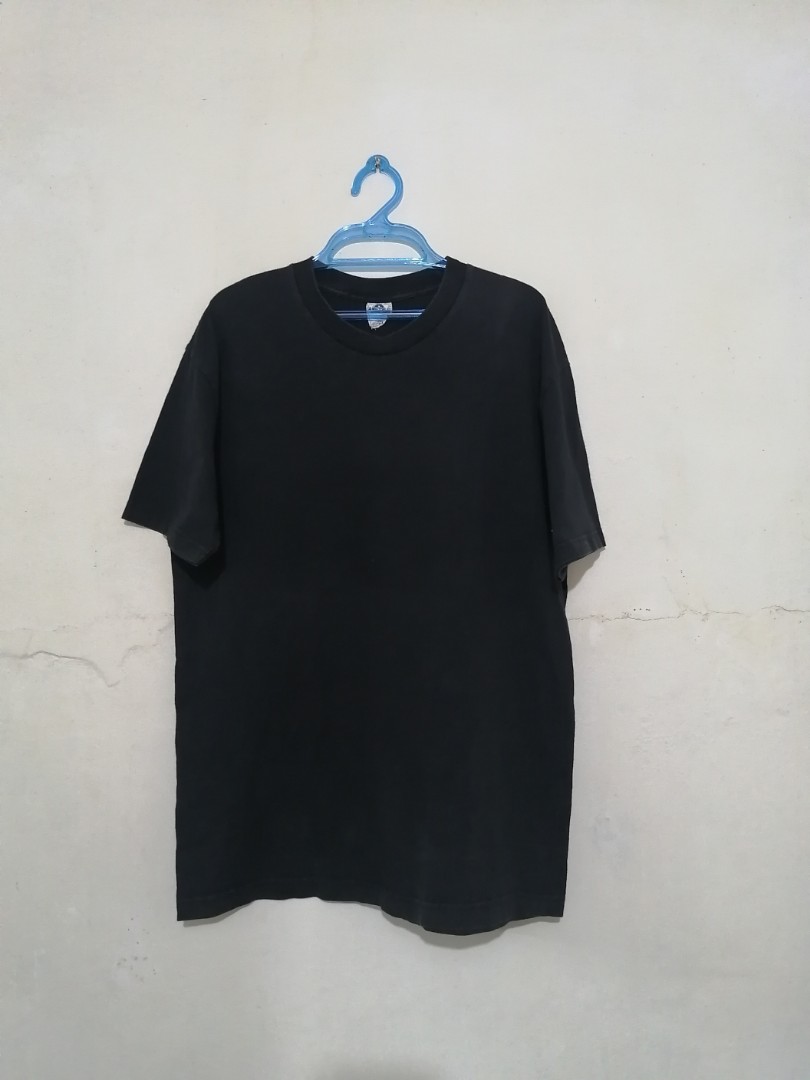 Triple Alstyle Plain Blank Black Tee, Men's Fashion, Tops & Sets ...