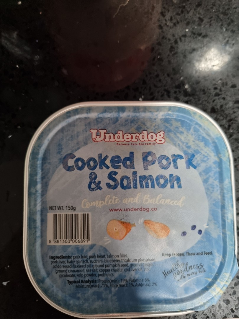 Underdog Pork and Salmon, Pet Supplies, Pet Food on Carousell