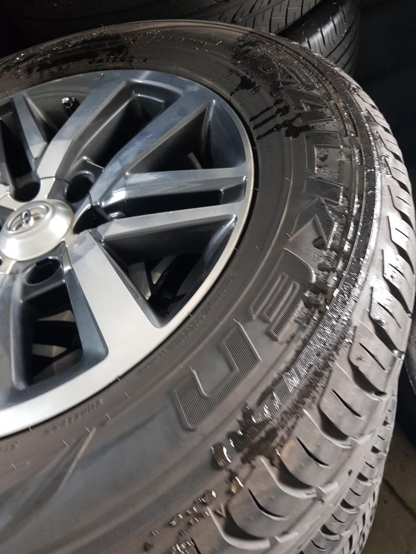 Used Original 18" Toyota Fortuner Rims With Tyres, Car Accessories ...