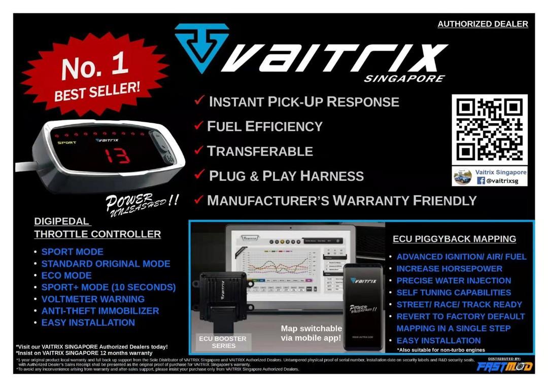 Vaitrix digipedal throttle controller, Car Accessories, Accessories on Carousell