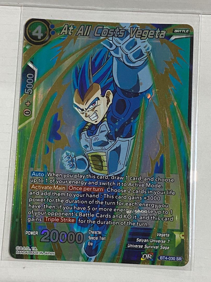 Vegeta Collectible Cards, Hobbies & Toys, Toys & Games on Carousell