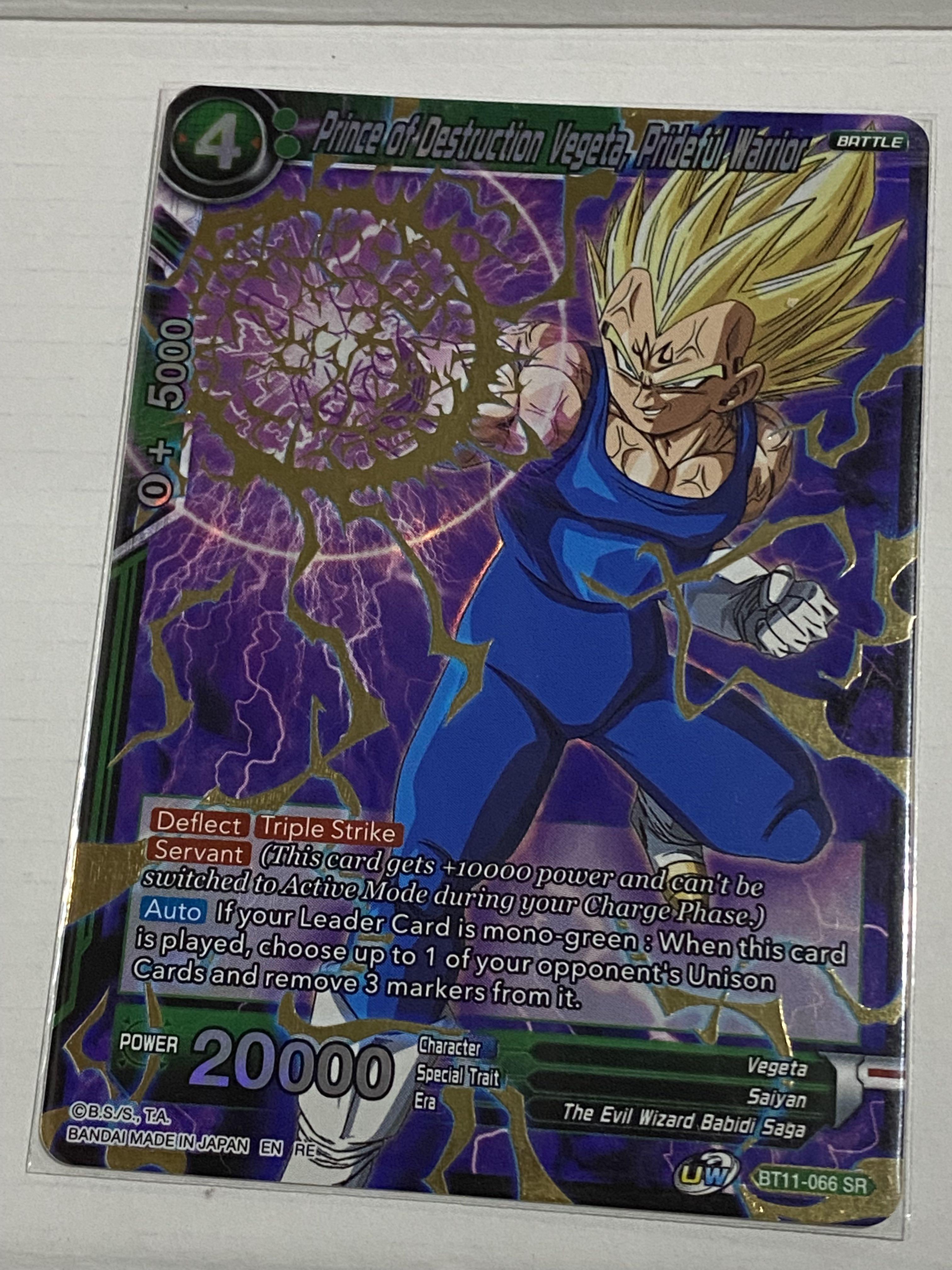 Vegeta Collectible Cards, Hobbies & Toys, Toys & Games on Carousell