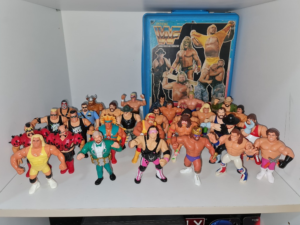 NOT FOR SALE: 1990 s WWE/WWF/WCW Vintage Wrestling Toys + Rare carry ...