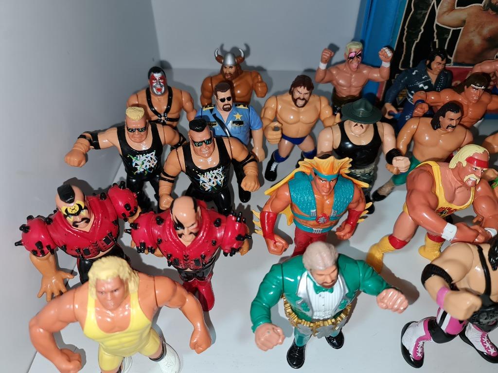 NOT FOR SALE: 1990 s WWE/WWF/WCW Vintage Wrestling Toys + Rare carry ...