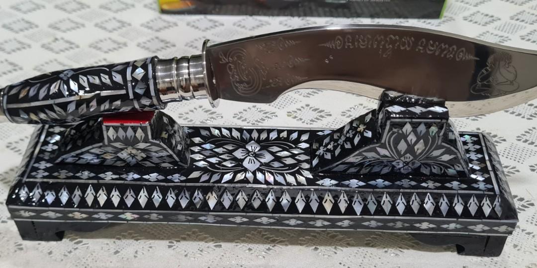 Free Deliv*ry - 12 Inches Mitmor with Handle & Stand inlaid with ...