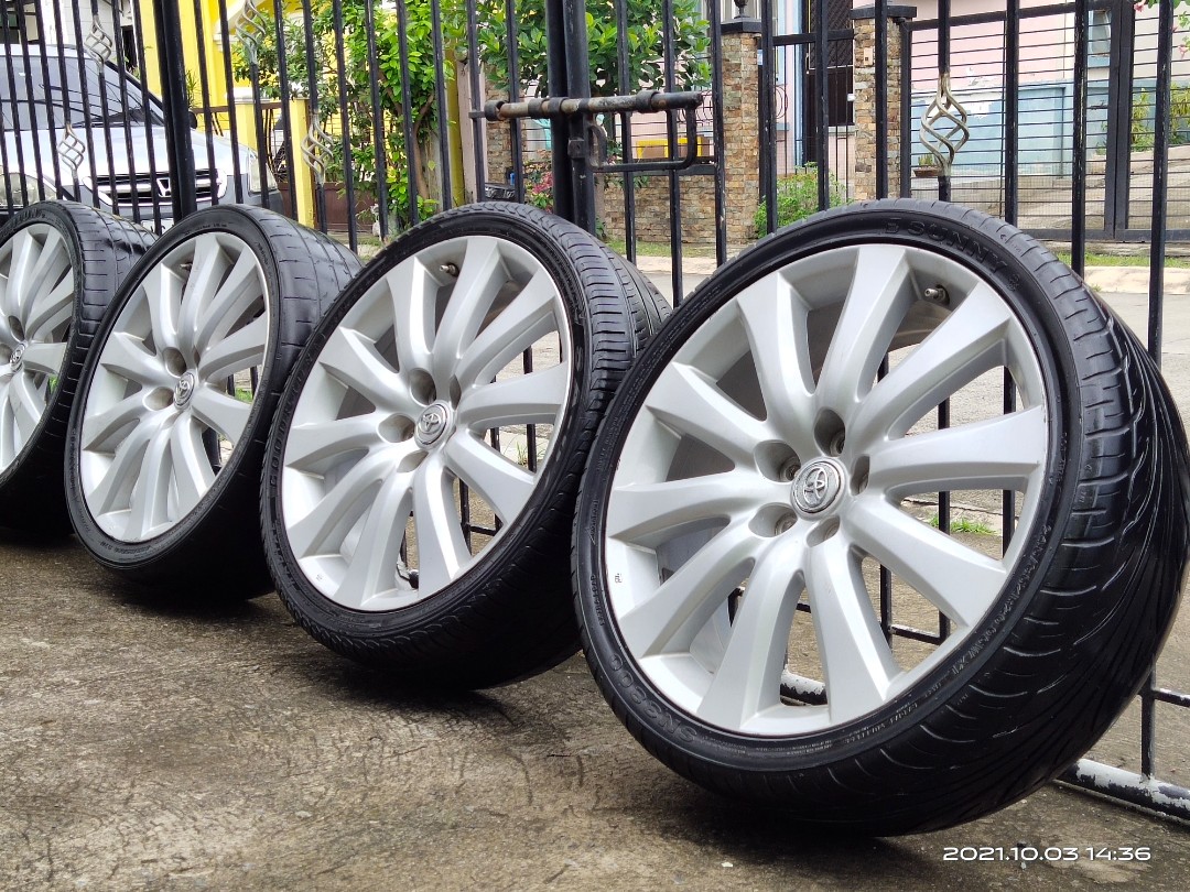 20inch CX9 Mags 10spoke Euro Rare Rims 5x114 fit camry alphard cefiro ...