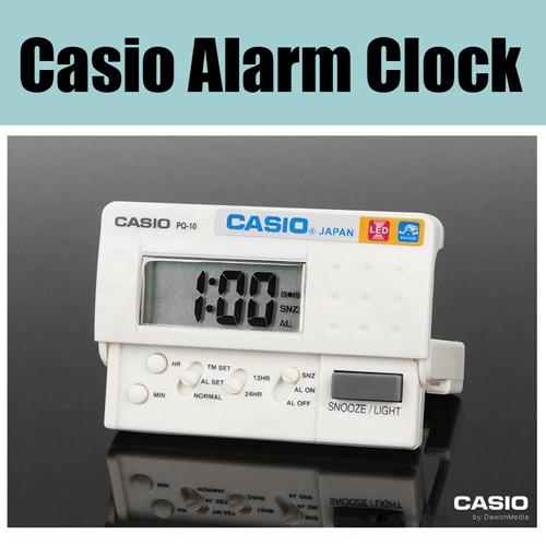 深水埗 有門市全新正貨1年保養/時鍾/鬧鐘/座枱鐘/枱鐘/Clock/CASIO/卡西歐/卡西欧 PQ-10-1 PQ-10-7R PQ ...