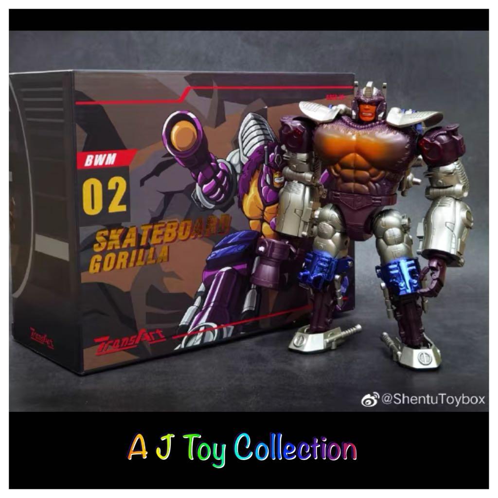 [ In Stock ] Transformers TransArt Toys BWM-02 Skateboard Gorilla ...