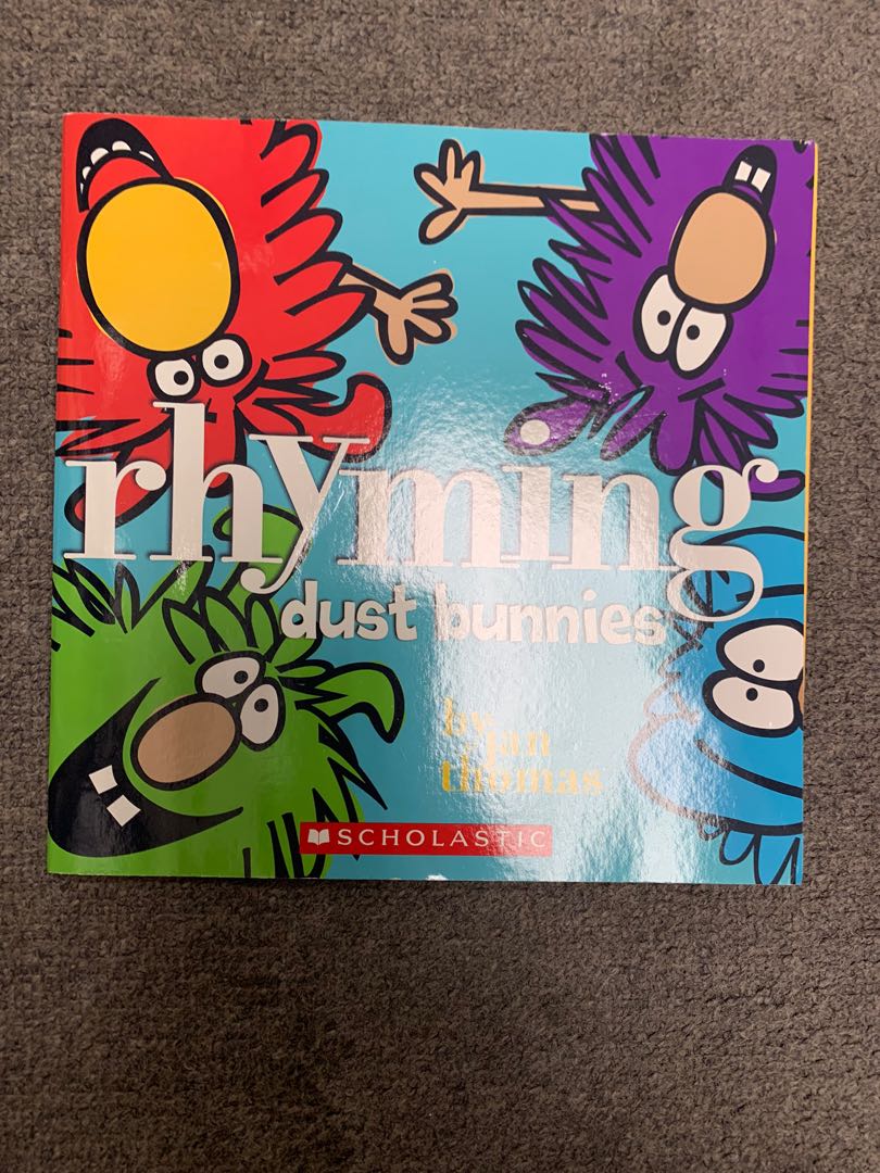 幼兒英文書: Rhyming Dust Bunnies (Scholastic), 興趣及遊戲, 書本 & 文具, 小朋友書 - Carousell