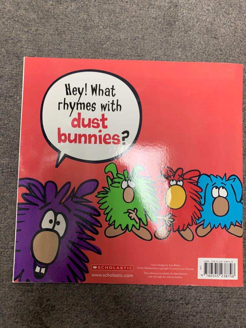 幼兒英文書: Rhyming Dust Bunnies (Scholastic), 興趣及遊戲, 書本 & 文具, 小朋友書 - Carousell