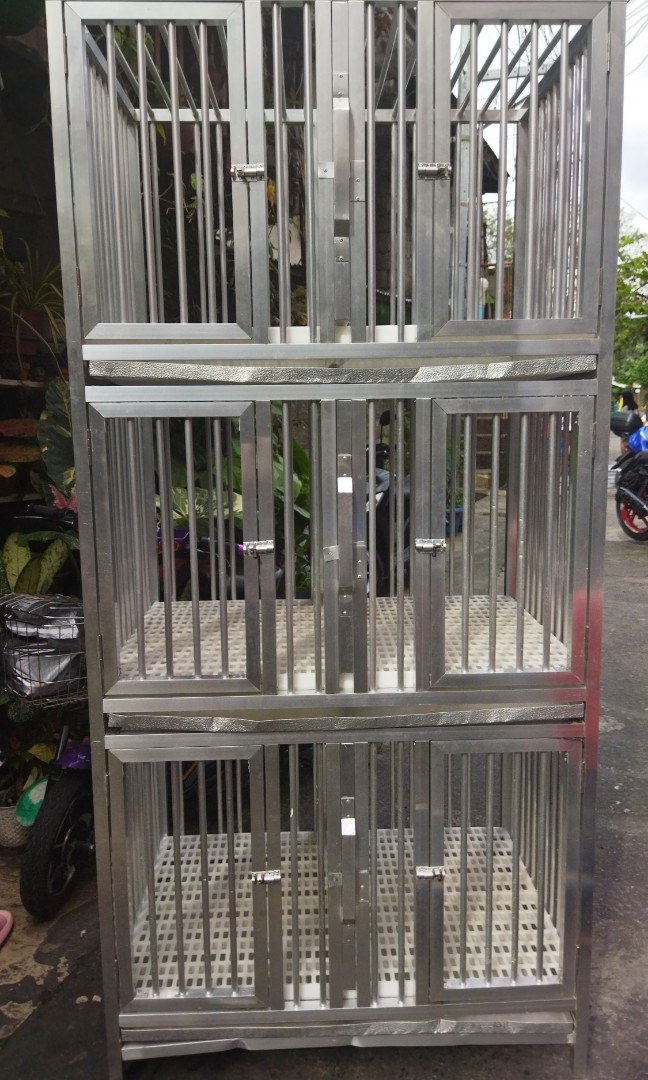 aluminum pet cage, Pet Supplies, Homes & Other Pet Accessories on Carousell