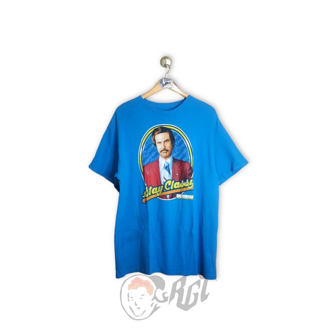 Anchorman Official Movie Tee, Men's Fashion, Tops & Sets, Tshirts ...
