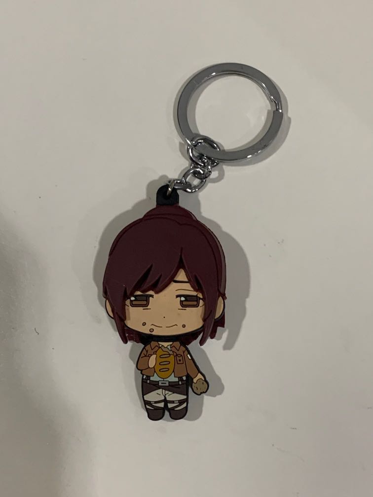 AOT / attack on Titan sasha keychain, Hobbies & Toys, Memorabilia ...