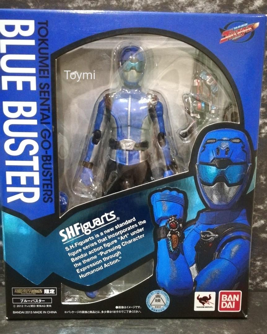 Bandai SHF Figuarts Sentai Go Busters Blue Buster Tamashi limited ...