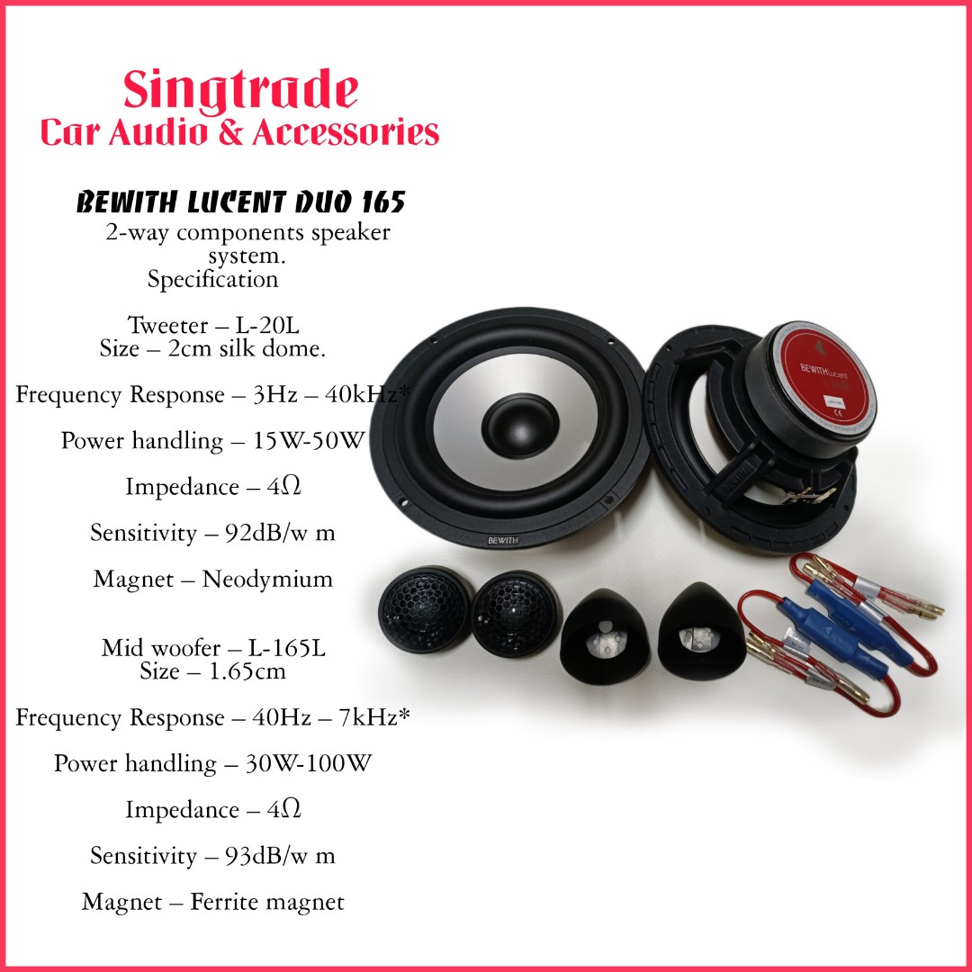 Bewith Lucent Duo 165, Car Accessories, Accessories on Carousell