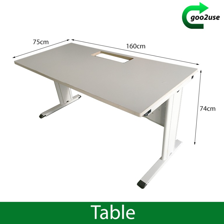 Big & Sturdy Computer Table, Furniture & Home Living, Furniture, Tables ...