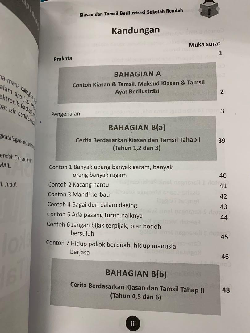 Buku Kiasan & Tamsil/Ibarat, Kata Perbilangan & Kata Hikmat ...