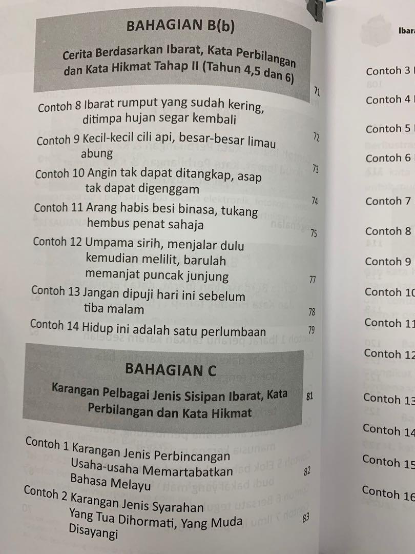 Buku Kiasan & Tamsil/Ibarat, Kata Perbilangan & Kata Hikmat ...