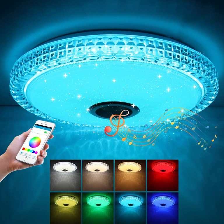 [C3116] Led Ceiling Lights for Living Room, Bluetooth Ceiling Light ...