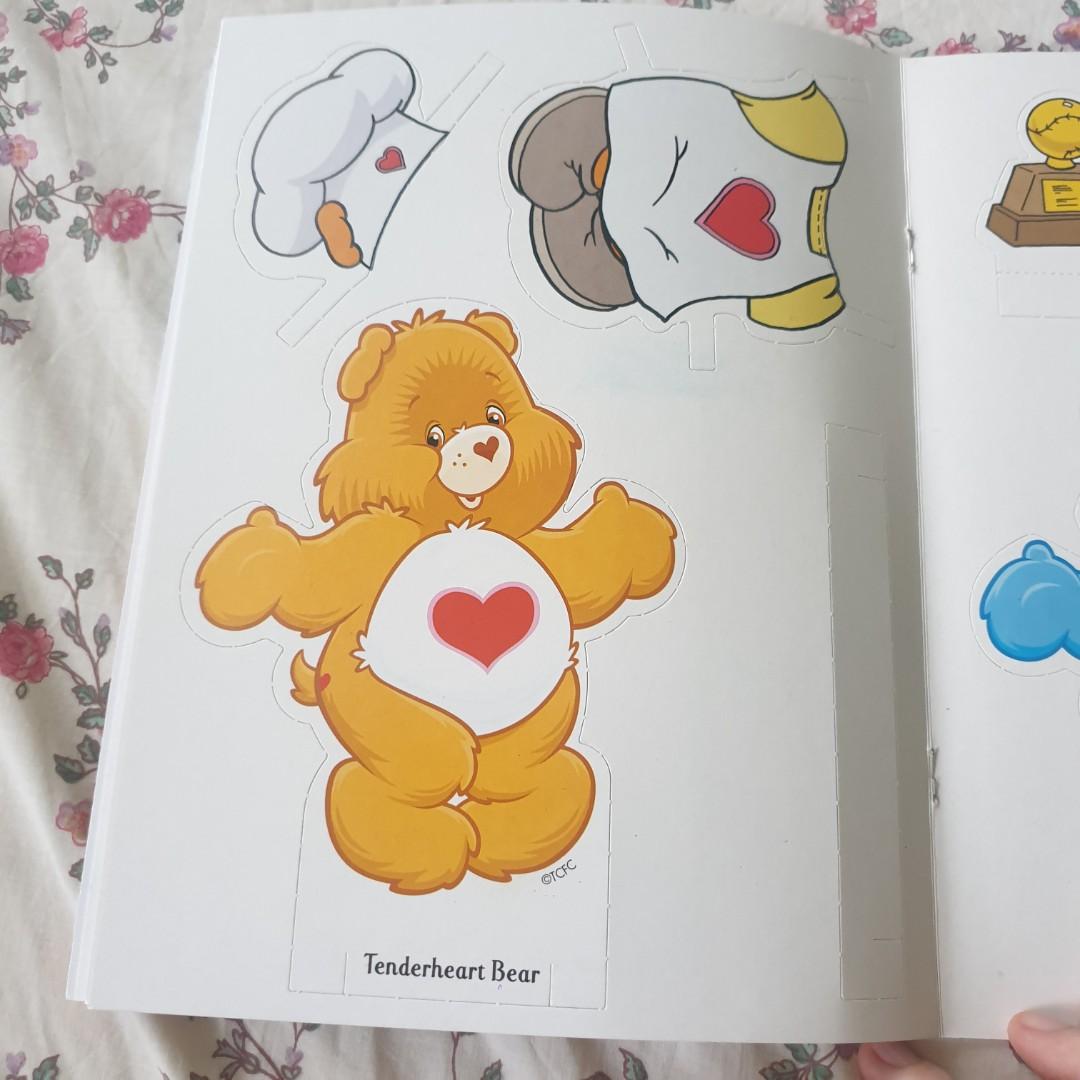 Care Bears Paper Dolls, Hobbies & Toys, Toys & Games on Carousell