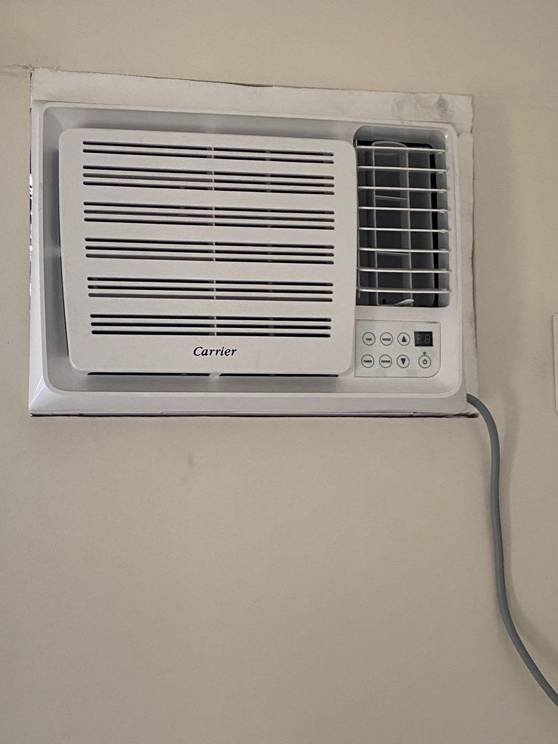 Carrier 1Hp window type Aircon, TV & Home Appliances, Air Conditioning ...