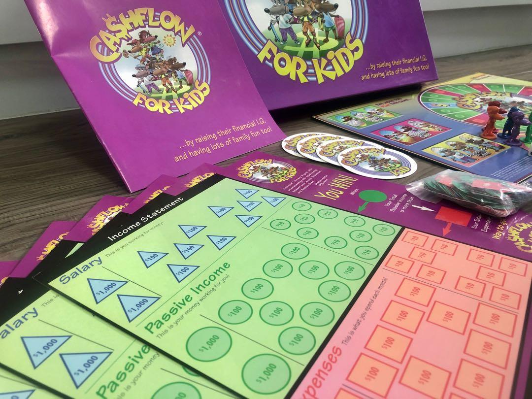 Cash Flow Board Game for Kids - Rich Dad Poor Dad by Robert Kiyosaki ...
