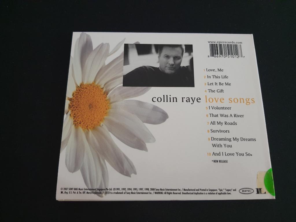 (CD) Collin Raye - Love Songs [24K GOLD EDITION], Hobbies & Toys, Music ...