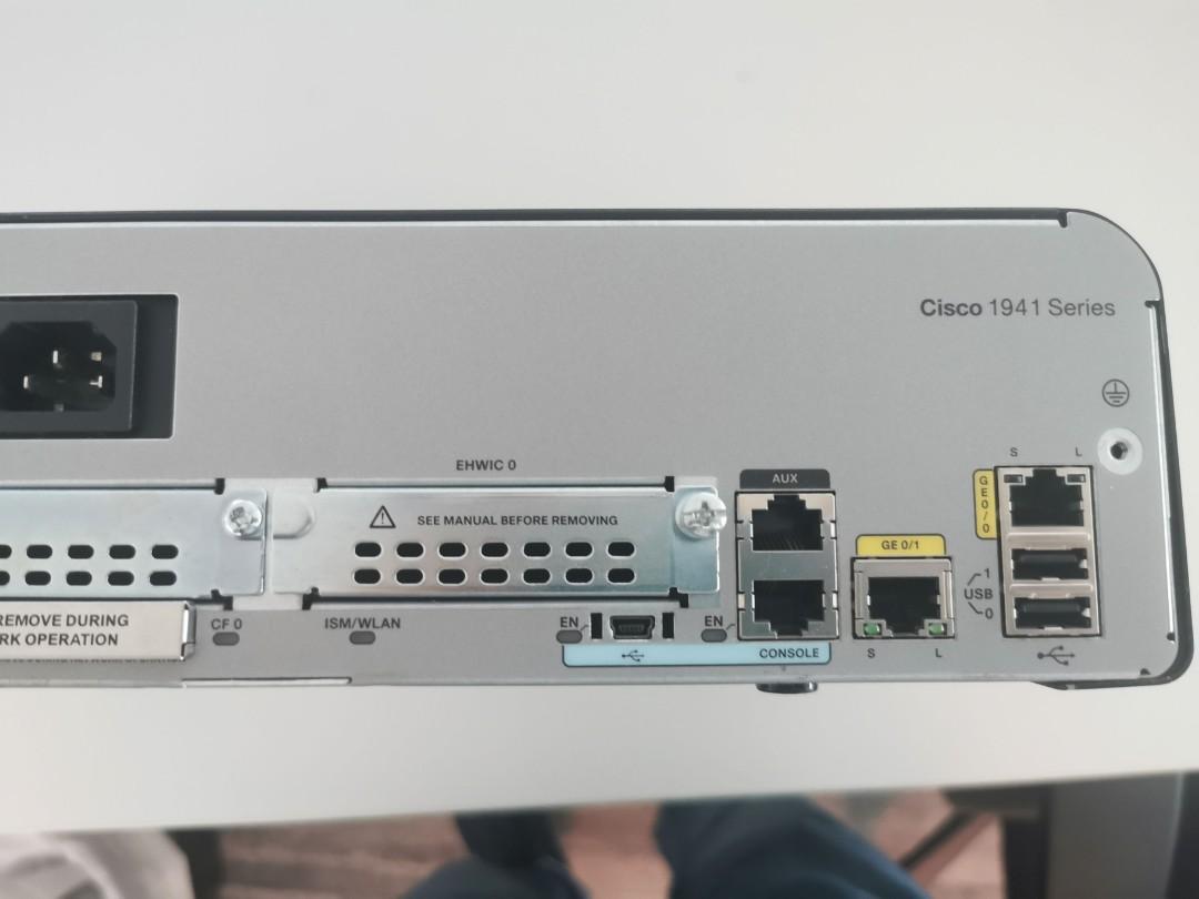 Cisco 1941 router, Computers & Tech, Parts & Accessories, Networking on ...
