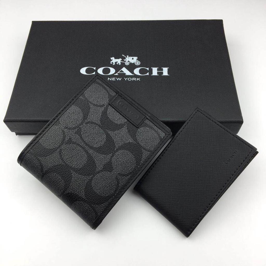 Coach Wallet Set, Men's Fashion, Watches & Accessories, Wallets & Card ...