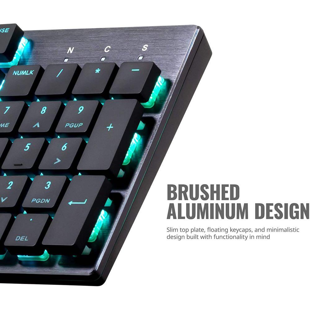 Cooler Master Sk-650-Gklr1-US SK650 Mechanical Keyboard with Cherry MX ...