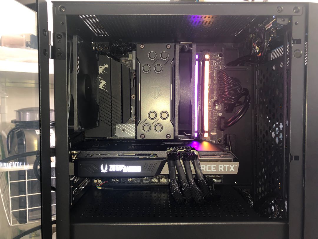 [Custom PC] intel 12 Gen 12600K with Zotac 3070 mATX custom gaming PC ...