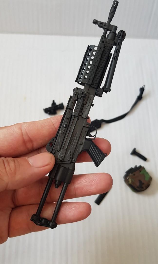 Dam toys 1/6 scale Navy Seal Recon Team Saw Gunner Machine Gun, Hobbies ...