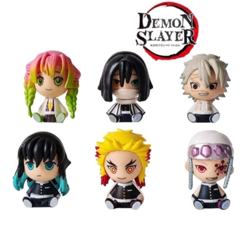 Demon Slayer Kimetsu No Yaiba Hashira Figure Set Mitsuri - Obanai ...