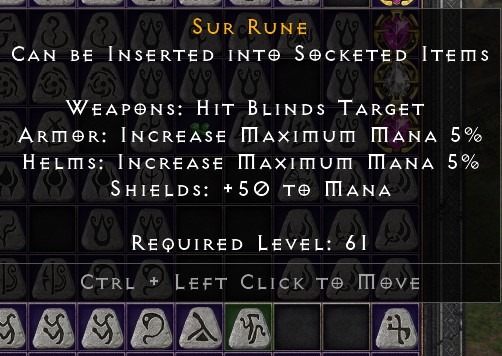 Diablo 2 Sur Rune, Video Gaming, Gaming Accessories, In-Game Products ...