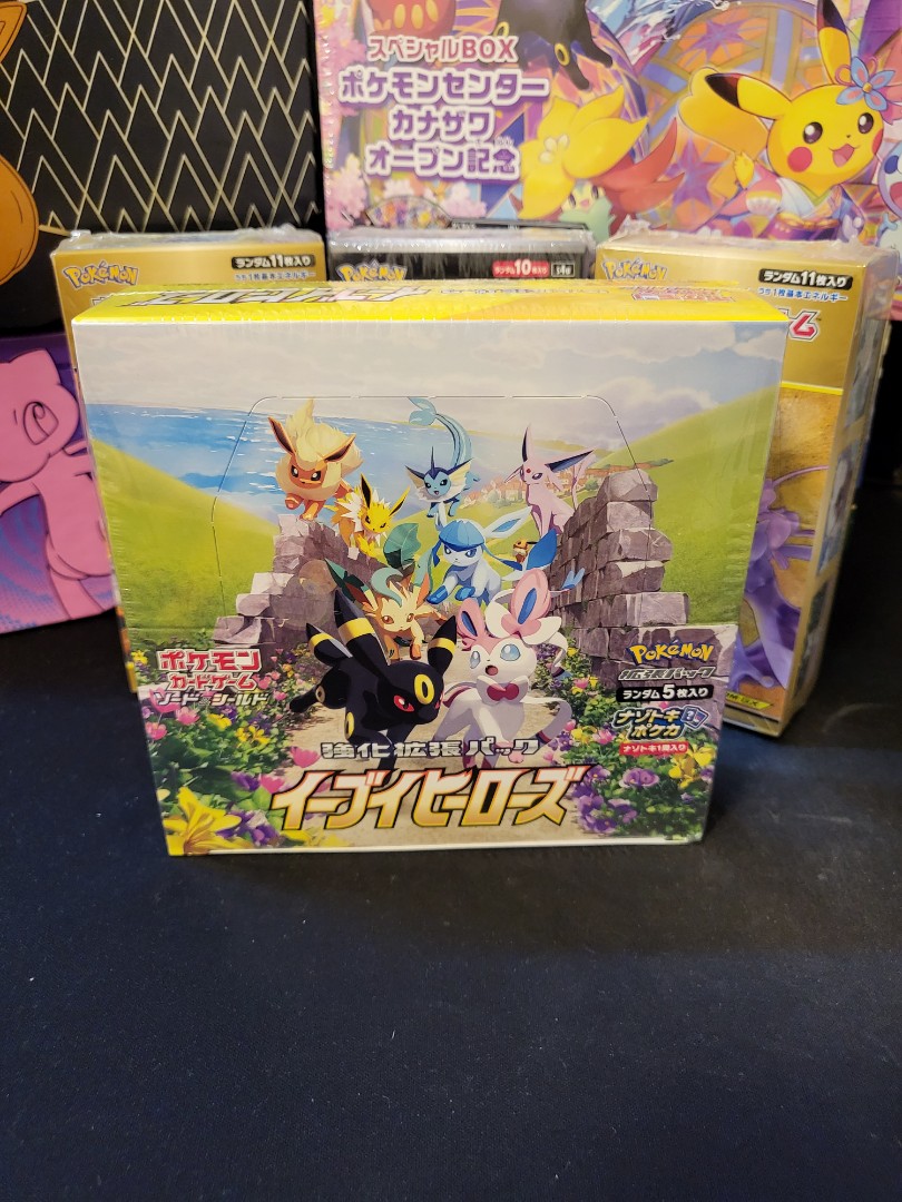 Eevee heroes booster box, Hobbies & Toys, Toys & Games on Carousell