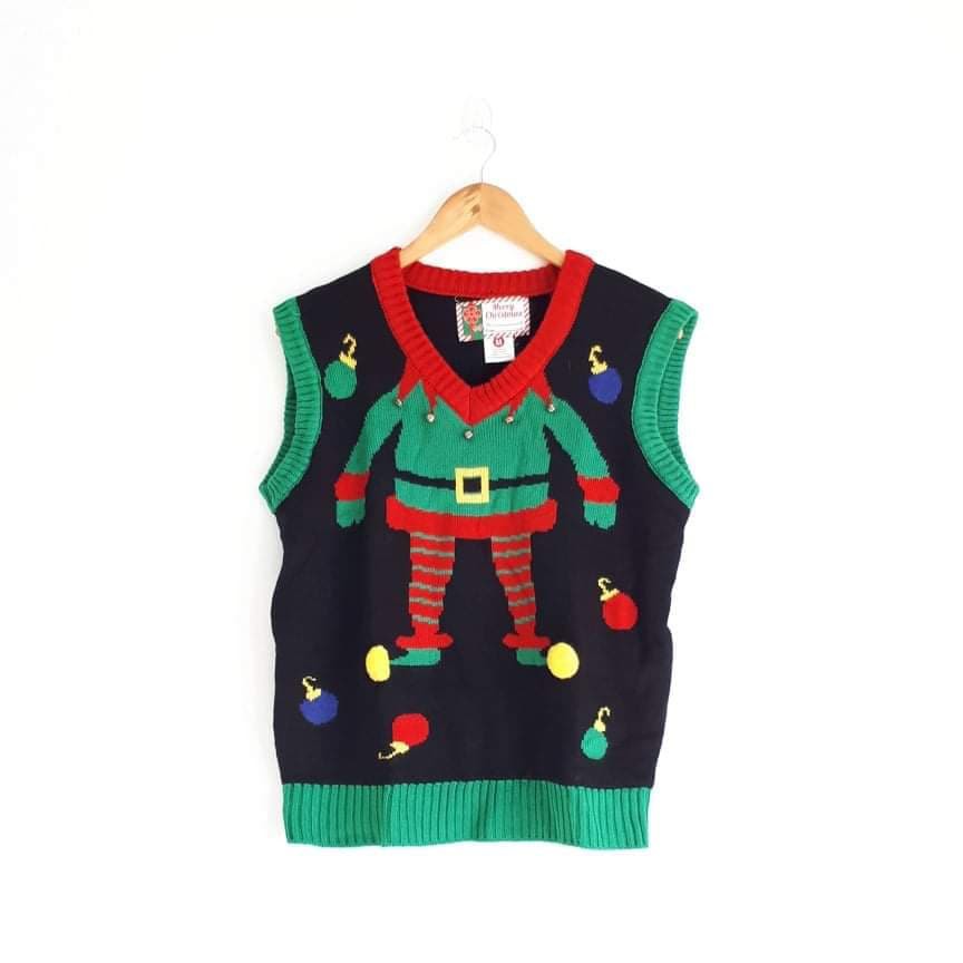 Elf Christmas Vest, Women's Fashion, Coats, Jackets and Outerwear on ...