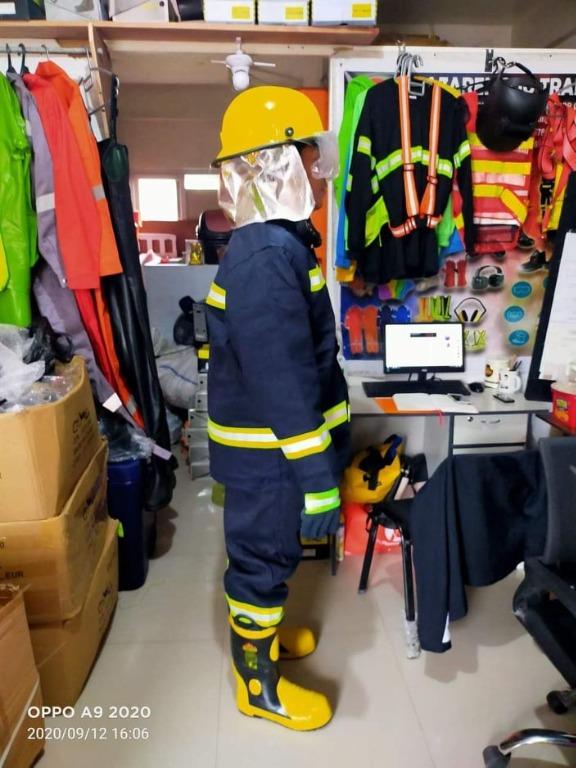 Fireman Suit set, Commercial & Industrial, Industrial Equipment on ...