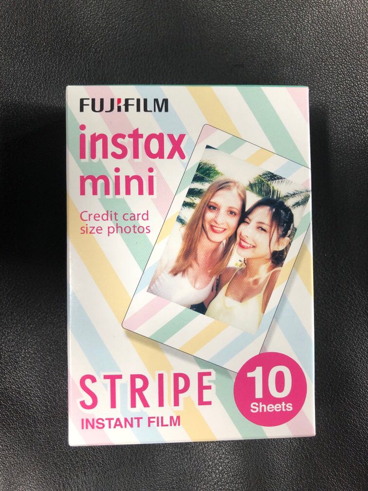 Fujifilm Instax mini Stripe, Photography, Cameras on Carousell