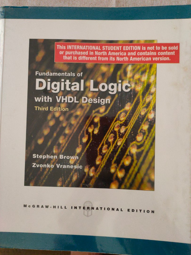 Fundamentals of Digital Logic with VHDL Design (Third Edition), Hobbies & Toys, Books ...