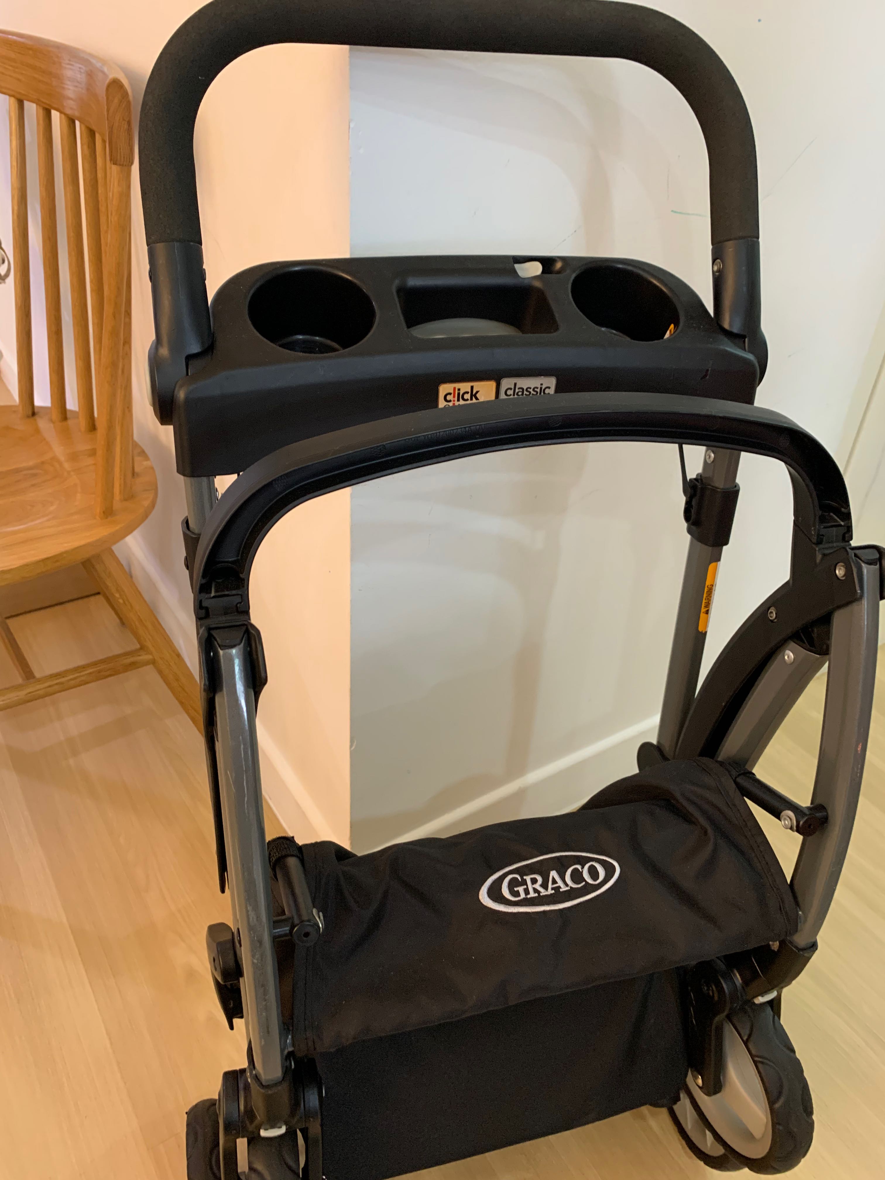 Graco Snugrider Elite Stroller frame, Babies & Kids, Going Out ...