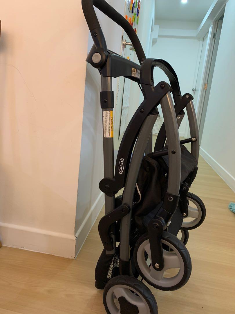 Graco Snugrider Elite Stroller frame, Babies & Kids, Going Out ...