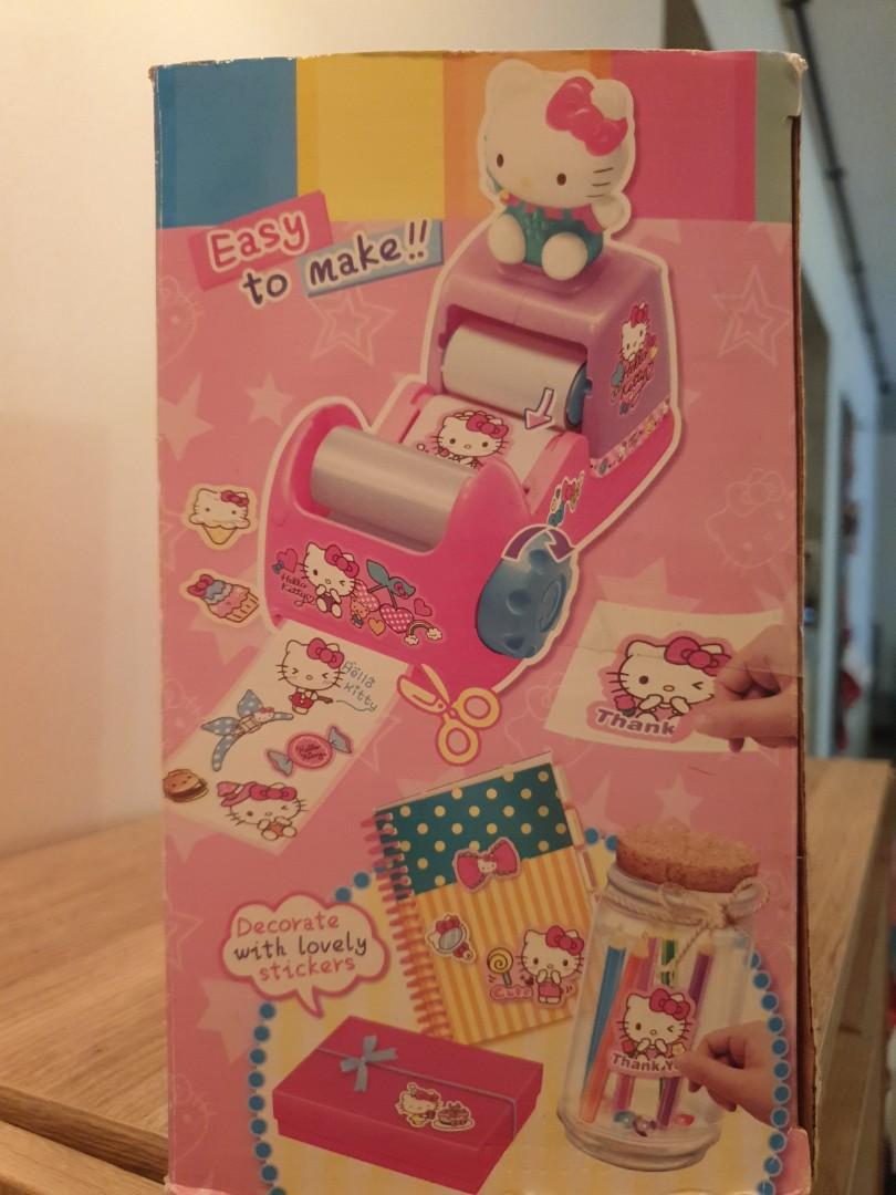 12.12 HELLO KITTY STICKER MAKER, Hobbies & Toys, Stationery & Craft ...