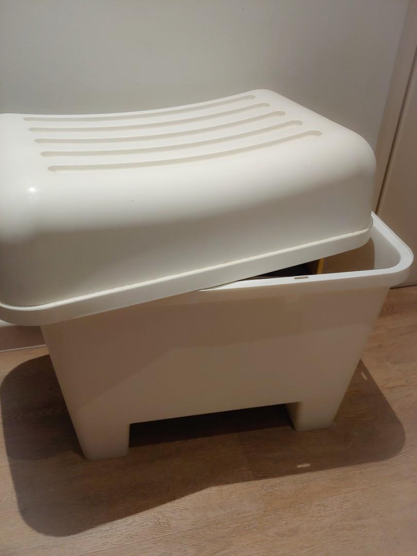 Ikea storage stool, Furniture & Home Living, Furniture, Chairs on Carousell